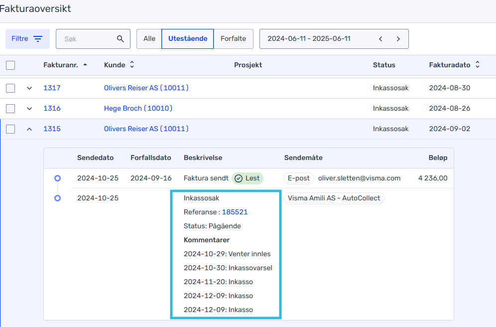 Brukerveiledning Tripletex